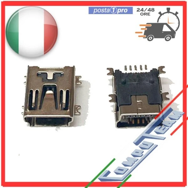 CONNETTORE 5 PIN USB tipo B per VAS6154A ricarica dati VAS 6154 EUR 7 ...