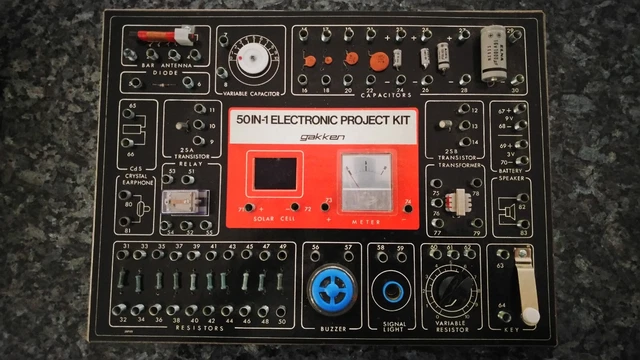 VERY RARE VINTAGE 1970s Gakken Mykit Series 50-in-1 Electronic Project Kit $119.95 - PicClick AU