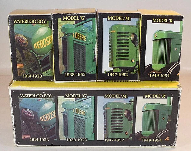 ERTL 1/64 SET 5523 John Deere Waterloo Boy - Model G - Model M - Model ...