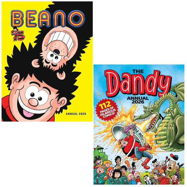 BEANO AND DANDY 2026 Annuals 2 x Book Set Collection £15.99 - PicClick UK