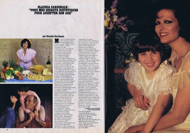 COUPURE DE PRESSE Clipping 1984 Claudia Cardinale (2 pages) EUR 5,00 - PicClick FR