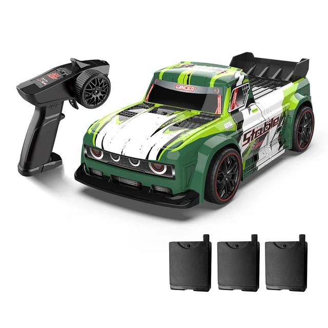 1/30 RC CAR High Speed 20km/H 2.4G Off-Road Car for Boy(Green three ...