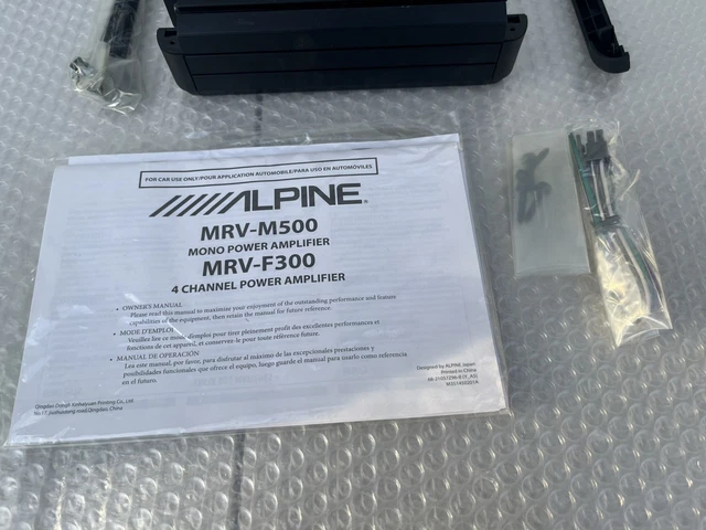 ALPINE MRV-M500 500W Mono Channel V-Power Digital Amplifier $104.60 ...