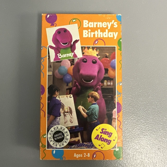 BARNEY - BARNEYS Birthday (VHS, 1992) Sing A Long The Lyons Group ...