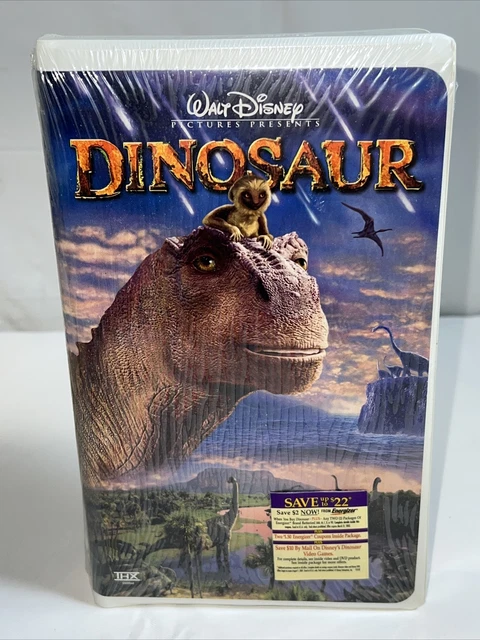 DINOSAUR VHS VIDEO Tape Movie 2001 Walt Disney Clamshell New And Sealed ...