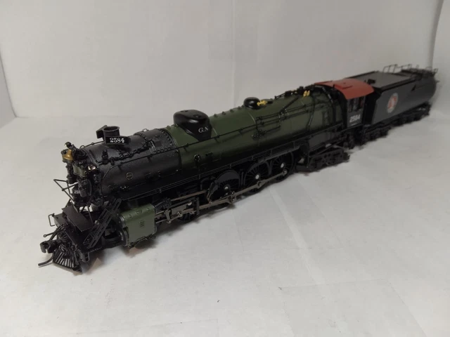 BROADWAY PARAGON 3 Brass Hybrid HO 5642 Great Northern S2 4-8-4 #2584 ...
