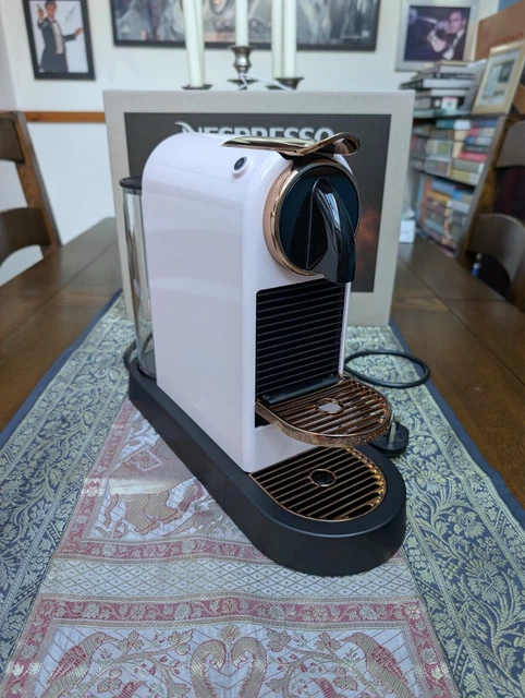 NESPRESSO CITIZ LIMITED Edition Rose Pink Coffee Machine, nearly new £ ...