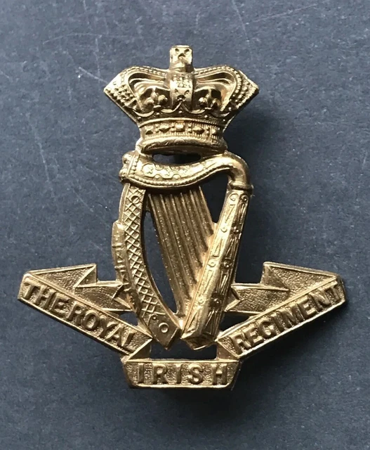 ROYAL IRISH REGIMENT Victorian British Army Cap Badge £32.00 - PicClick UK