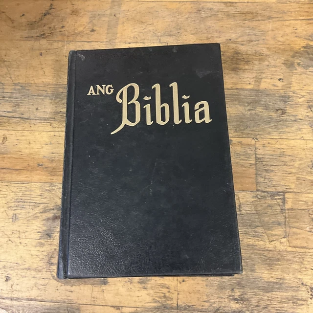 TAGALOG FILIPINO BIBLE, Ang Bagong Ang Biblia, Philippine Bible Society ...