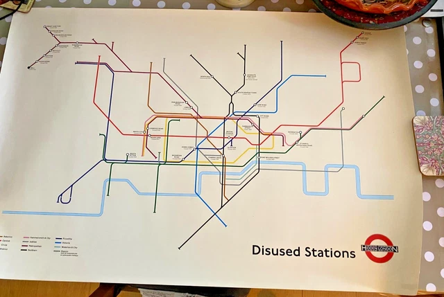 HIDDEN LONDON UNDERGROUND Map London's disused stations alternative ...