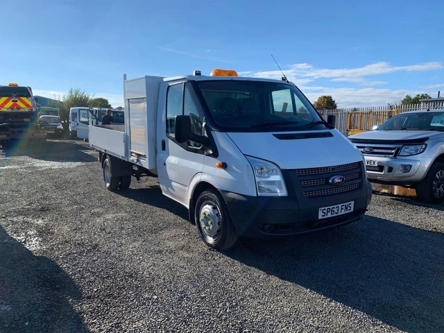 ? FORD TRANSIT 125 T350 RWD TRW L3H1 LWB 2.2 TDCi DROPSIDE NoVAT 63REG ...