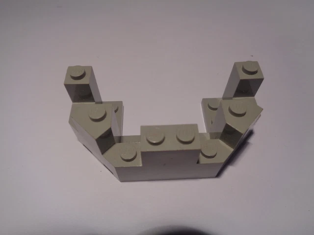 LEGO CASTLE TURRET Top 4 x 8 x 2 1/3 (6066) Ligth Gray (Old) £2.96 ...