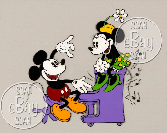 RARE! WALT DISNEY'S MICKEY MOUSE Cartoon 8 X 10 Color Photo MINNIE ...