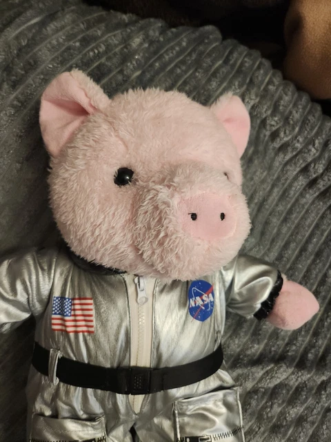 THE BEAR FACTORY 2001 Pink Pig Nasa Suit £10.00 - PicClick UK