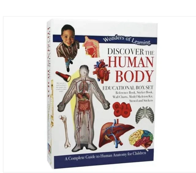 DISCOVER THE HUMAN Body Wonder of Learning Educational Box Set Guide £9 ...