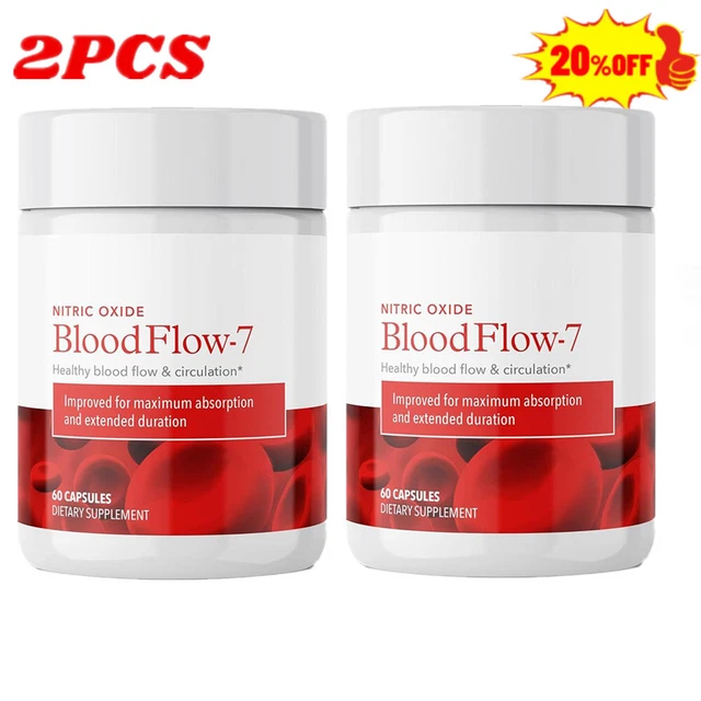 2X NITRIC OXIDE Booster:Enhance Blood Flow,Performance,and Recovery 60 ...