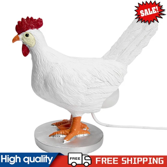 CHICKEN EGG LAMP Funny Chicken Lamp 3D Chicken Table Lamp Gift Home ...