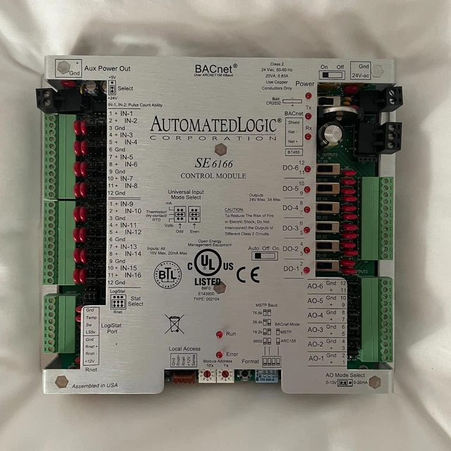 ALC AUTOMATED LOGIC SE6166 Control Module $375.00 - PicClick