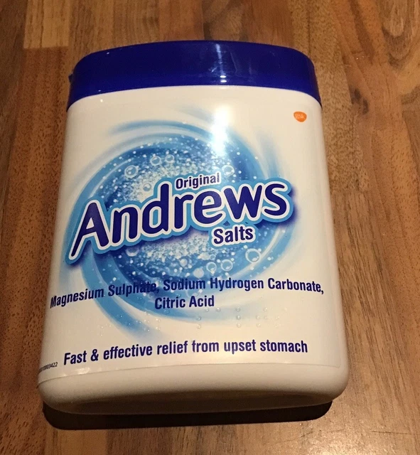 ANDREWS SALTS UPSET stomach ( 250 g ) 03/2024 £25.00 - PicClick UK