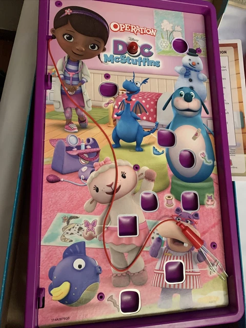 DISNEY DOC MCSTUFFINS Operation Board Game (Hasbro) 100% Complete w ...