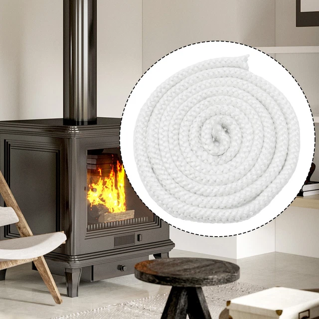 REPLACE WOOD STOVE Door Gasket with Fiberglass Seal Cord 8/10/12/14 ...