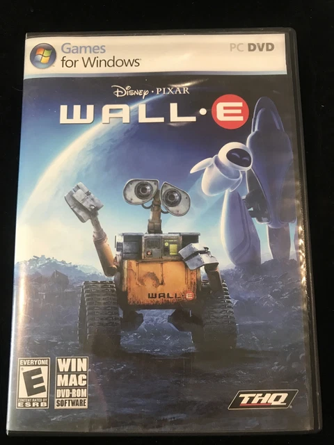 DISNEY PIXAR PC Game WALL-E (Windows/Mac, 2008) Windows Mac DVD Rom ...