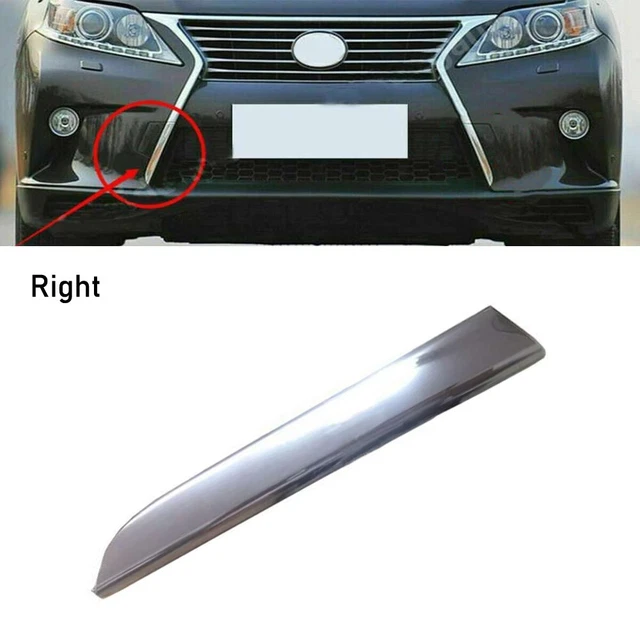 CHROME STRIP LH Bumper Cover with Tow Hook for Lexus RX350 RX450h F ...