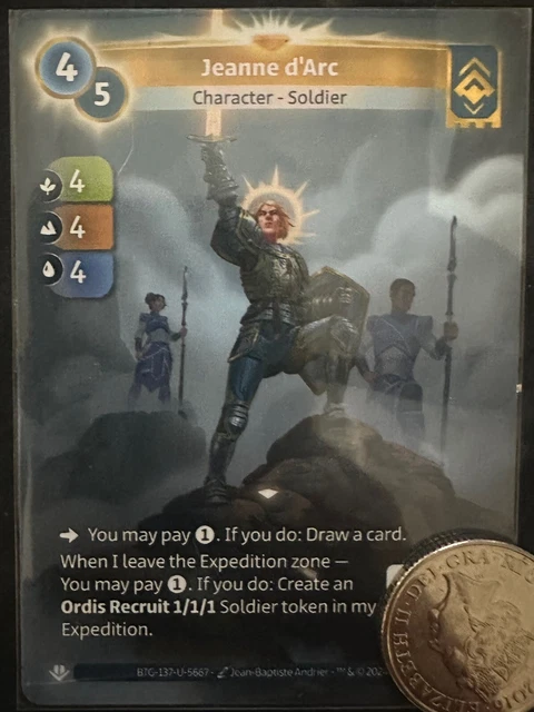 [CARTE ALTERED] - Unique - Jeanne D'arc (Ordis) EUR 10,99 - PicClick FR