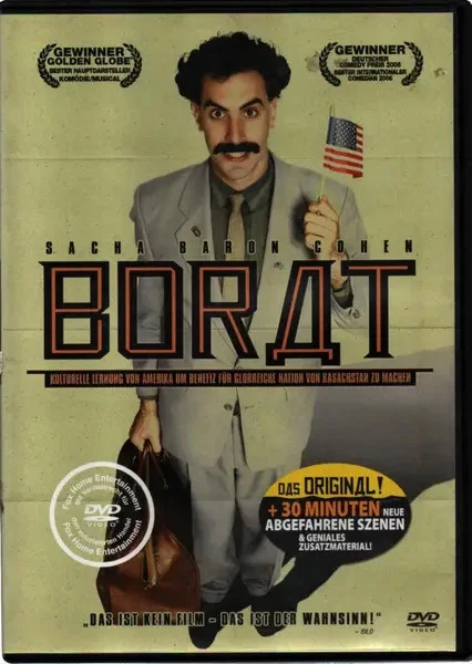 DVD SACHA BARON Cohen ; Larry Charles ; a.o. Borat 20th Century Fox £11 ...