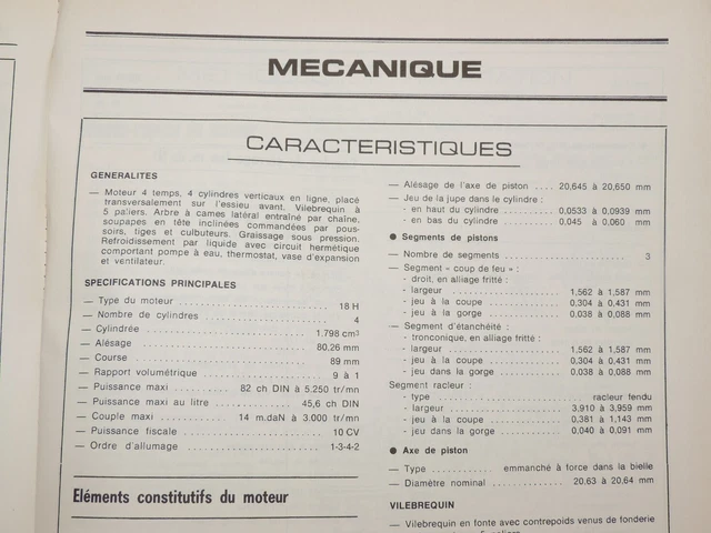 AUSTIN MORRIS PRINCESS 1800 - Revue technique L'Expert Automobile 141 ...