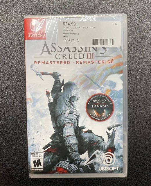 ASSASSIN'S CREED III: Remastered - Nintendo Switch $14.39 - PicClick