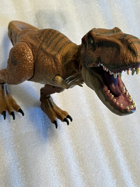 JURASSIC WORLD JW Chomping Jaws T-REX Action Figure Dinosaur Hasbro ...