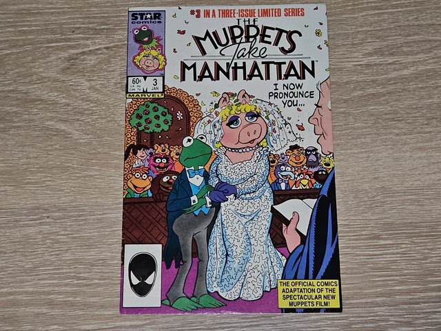 THE MUPPETS TAKE Manhattan Comic Book #3 Issue 3/3 Marvel 1985 Vol. 1 ...