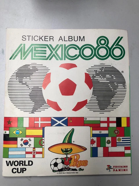 PANINI WORLD CUP MEXICO 86 Football Sticker Album - COMPLETE - 1986 £ ...