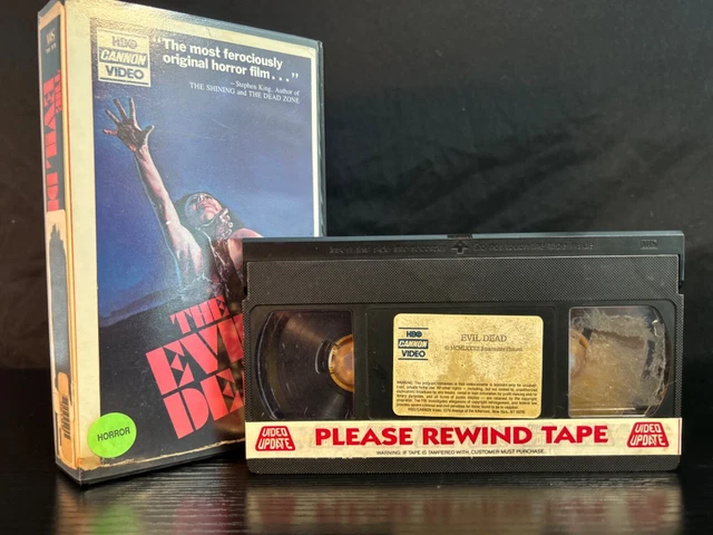 VHS THE EVIL Dead Vhs Tape Horror Bruce Campbell Sam Raimi Hbo £46.68 ...
