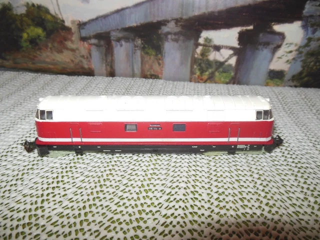 SPUR TT DIESELLOK BR 118114-8 mit Licht der DR EUR 18,50 - PicClick DE