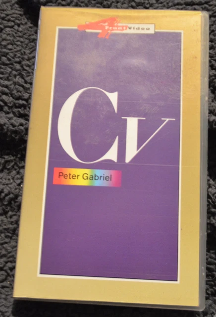 PETER GABRIEL &CV& VHS Video Genesis £2.99 - PicClick UK