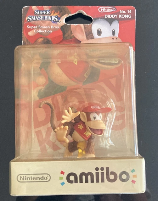 FIGURINE AMIIBO - n°14 - Diddy Kong Diddy Kong Super Smash Bros. Collection EUR 15,00 - PicClick FR