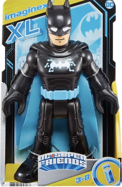 IMAGINEXT DC SUPER Friends Batman XL Bat Tech Blue 10 Inch Poseable ...