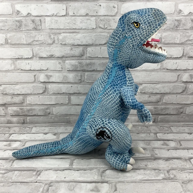 JURASSIC WORLD T-REX Velociraptor Raptor Dinosaur Plush Cuddle Pillow ...