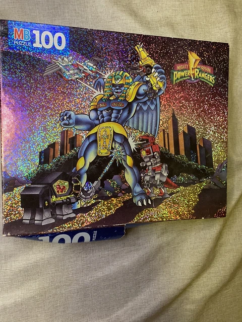 VINTAGE 1993 SABAN Mighty Morphin Power Rangers King Sphinx Puzzle 100 ...
