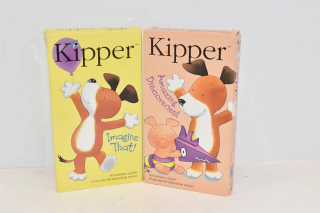 KIPPER IMAGINE THAT VHS and Kipper Amazing Discoveries VHS Lot £16.30 ...