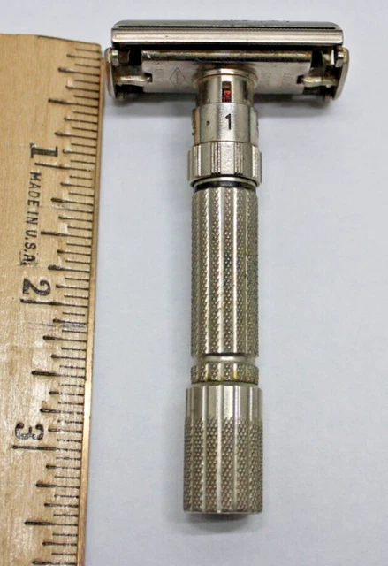 VINTAGE GILLETTE FATBOY Safety Razor Date Code E-1 $39.99 - PicClick