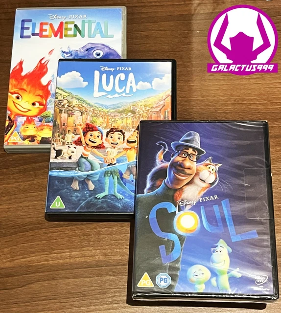 DISNEY PIXAR DVD BUNDLE Elemental Luca Soul £12.93 - PicClick UK