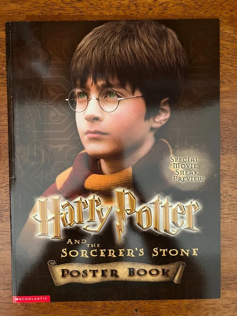 HARRY POTTER AND the Sorcerer's Stone Poster Book 2001 - NEW $12.99 ...