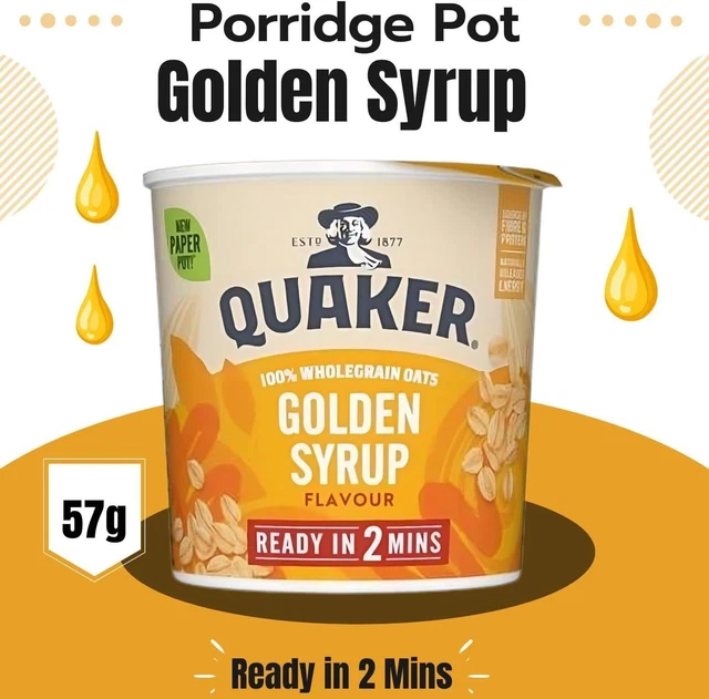 QUAKER OATS GOLDEN Syrup Delicious Natural Flavour and Ready in 2 ...