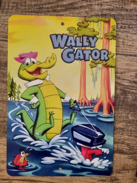WALLY GATOR CLASSIC Cartoon Hanna Barbera 8x12 Metal Wall Sign £15.39 ...