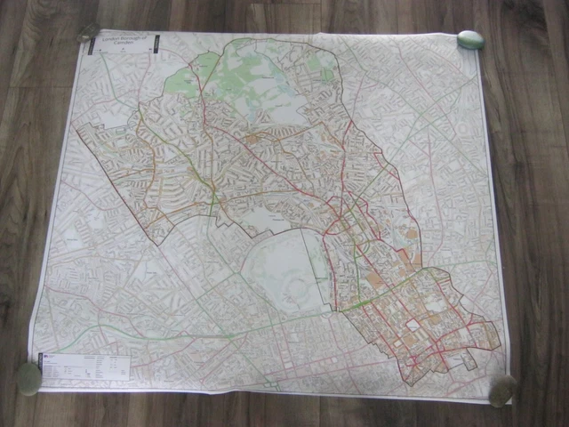 LARGE AREA MAPS Of Camden And Islington, Very Good Condition £11.99 ...