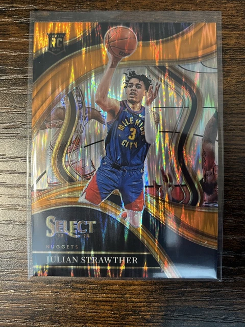2023-24 PANINI NBA Select Courtside Orange Flash Julian Strawther RC ...