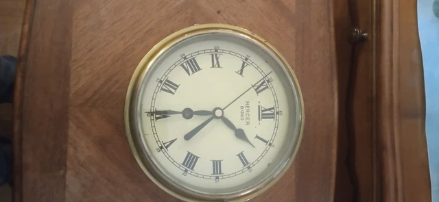 HORLOGE DE MARINE navire bateau ancienne Mercer bronze massif EUR 500 ...